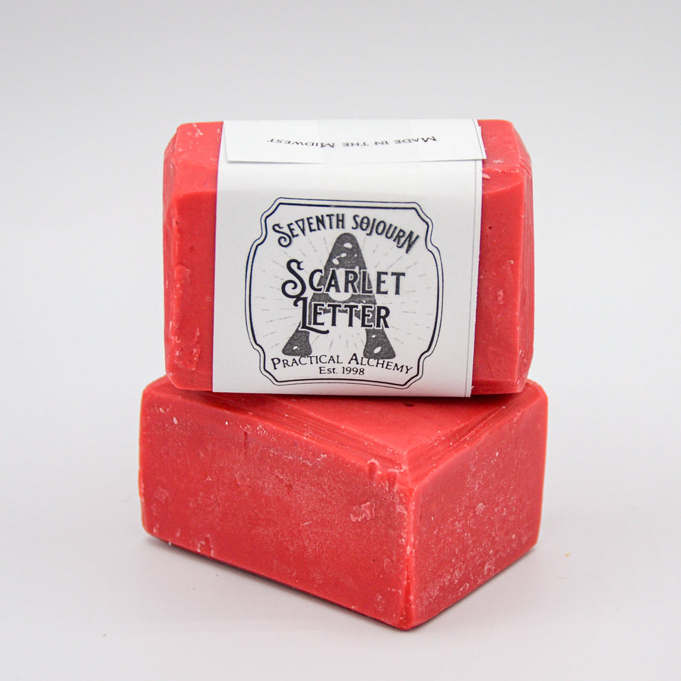 Scarlet Letter Soap | Seventh Sojourn – Seventh Sojourn Soaps